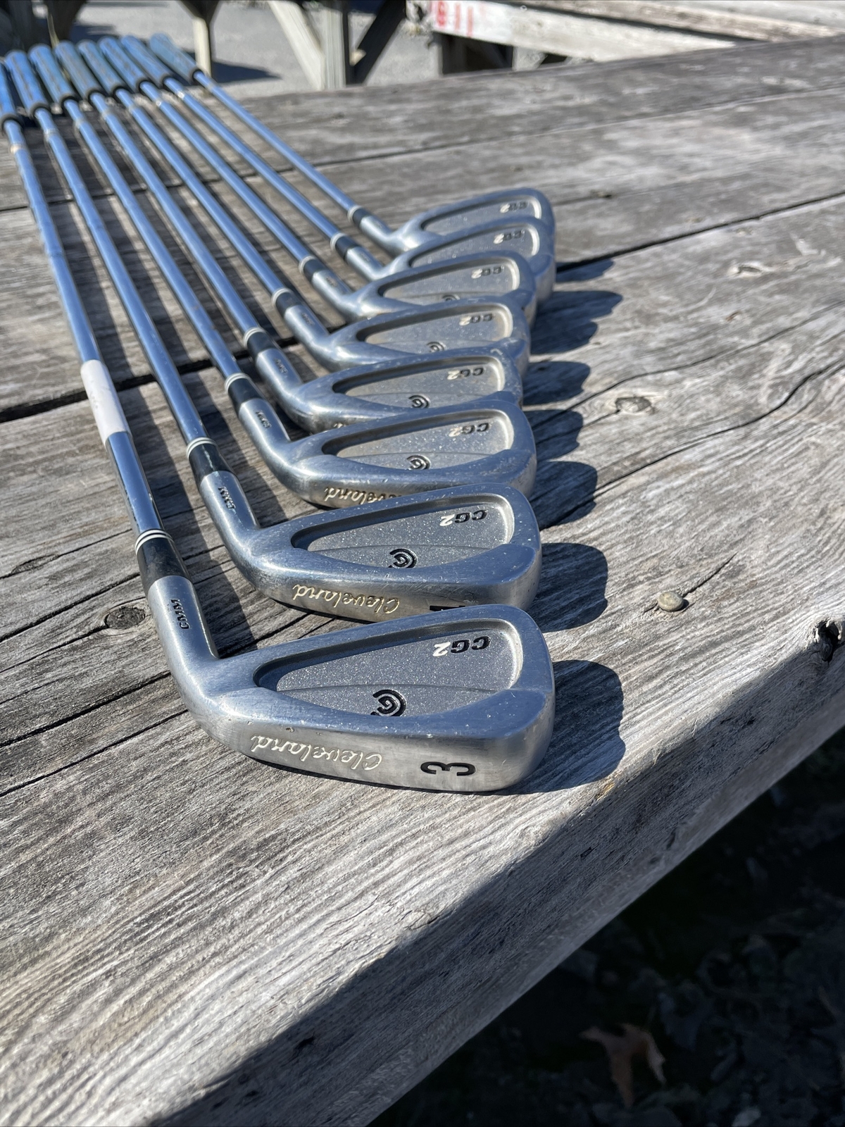 Cleveland CG2 (CMM) 3-PW RH Irons..Dynamic Gold. As Is . See Pictures ...