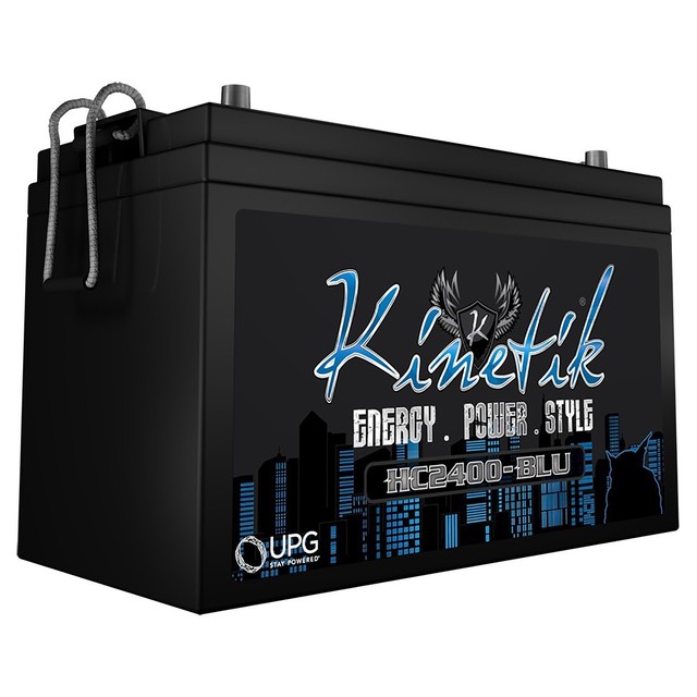KINETIK Hc2400-blu 2400 Watt 12v High Current AGM Car Audio Power ...