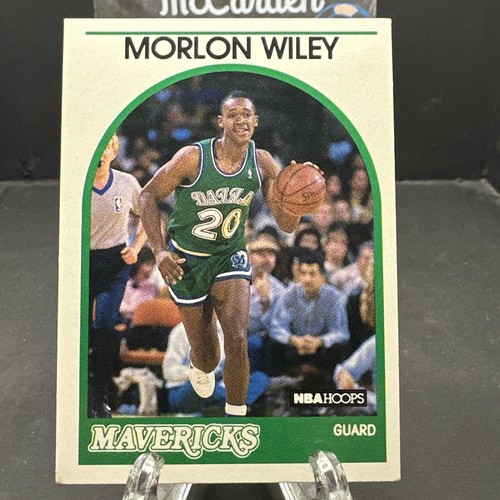 1989-90 NBA Hoops Morlon Wiley #247 Rookie RC Dallas Mavericks | eBay