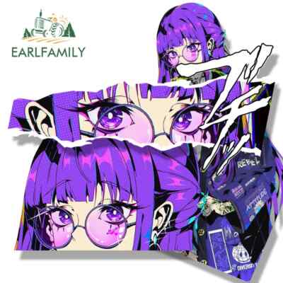 EARLFAMILY 5.1" Gothic Punk Fern Fanart Car Sticker Hot Anime Sketch ...