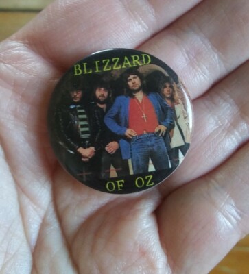 Vintage 1983 ~ Ozzy Osbourne ~ BLIZZARD OF OZ ~ Pin Pinback Button ...