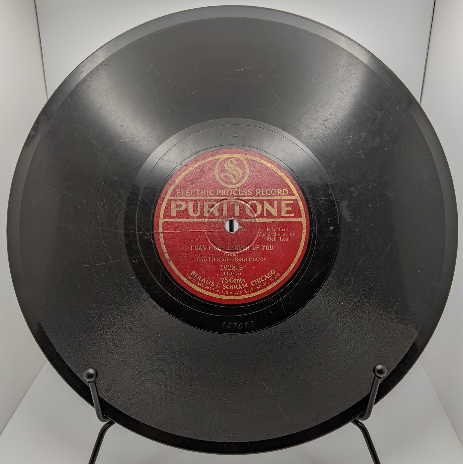 Barth's Mississippians "I Can't Get Enough Of You" Puritone Prewar Jazz ...