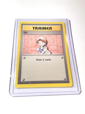BILL - Base Set - 91/102 - Common Trainer - Pokemon Card - Unlimited ...
