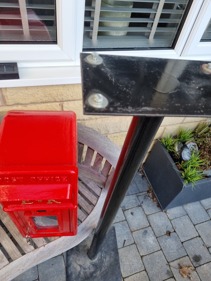 royal mail red post box original mint condition 2 keys and stand | eBay UK