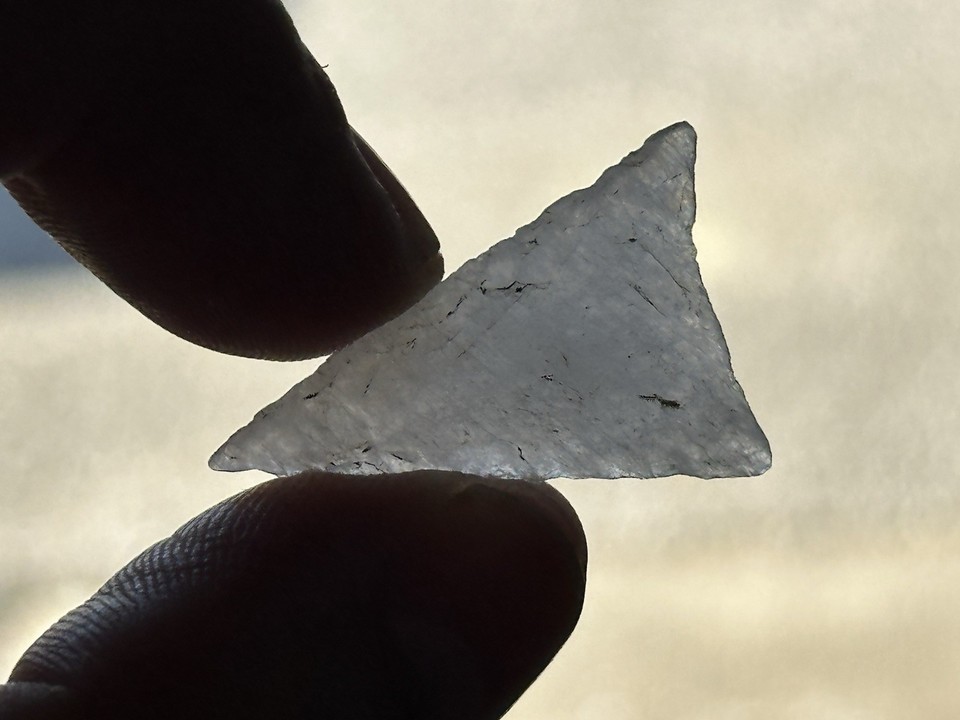 PERFECT G10 CRYSTAL QUARTZ HAMILTON TRIANGLE ARROWHEAD FROM NORTH CAROLINA NC | eBay