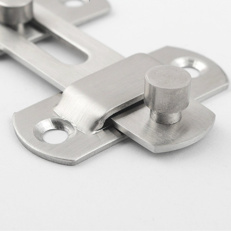 Sliding Door Latches Bolt Hasp Garage Gate Safe Barrel Lock Stainless ...