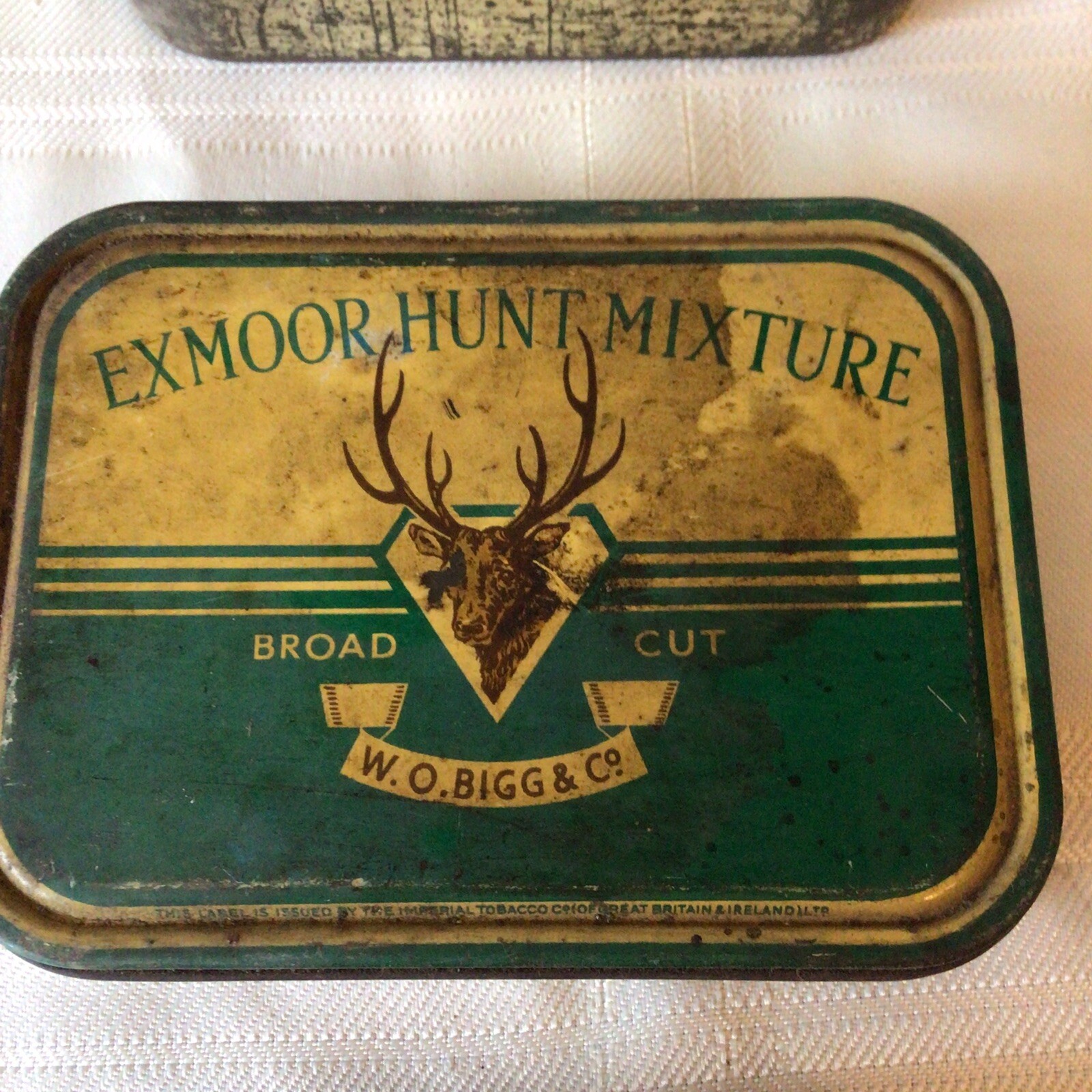 Vintage Exmoor Hunt Mixture Broad Cut Tobacco Tin | eBay UK