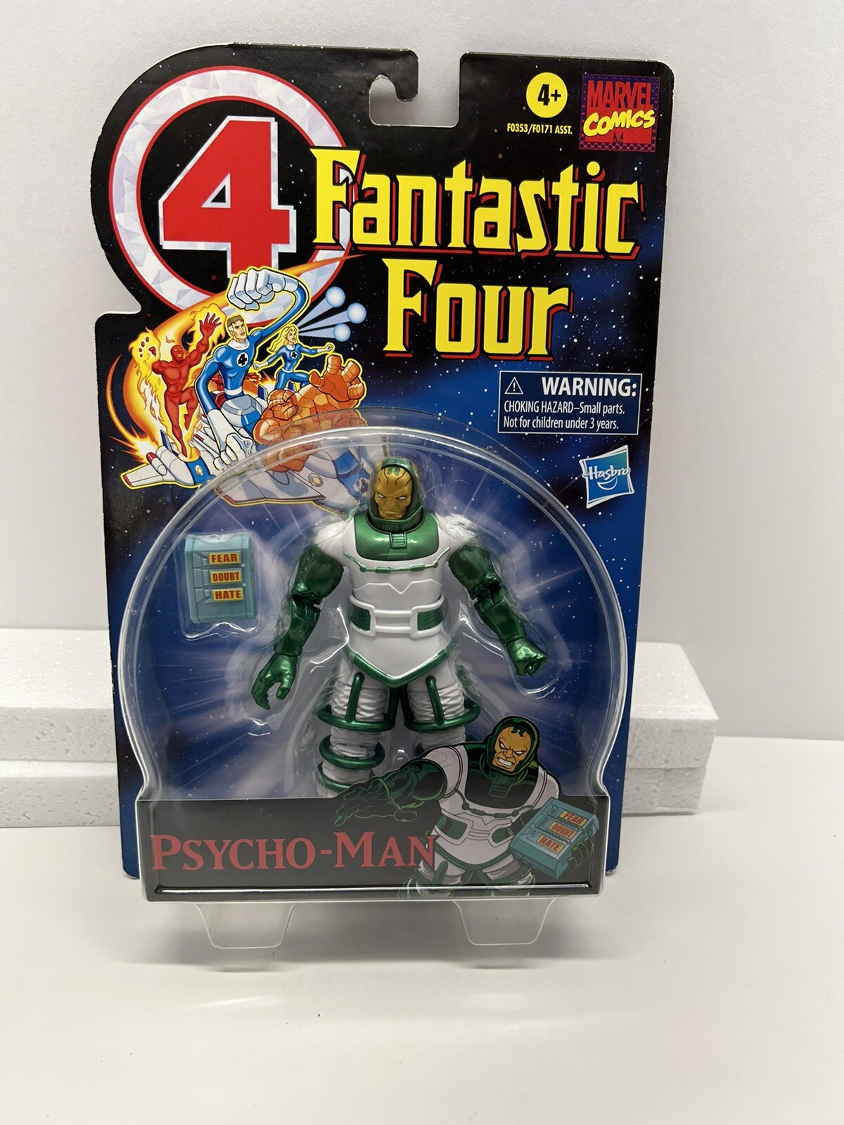 Marvel Legends Fantastic 4 Four Psycho Man 6" In AUTHENTIC Action ...