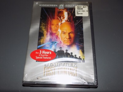 STAR TREK FIRST CONTACT Patrick Stewart 2-Disc Collector's Edition DVD ...