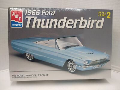 AMT #8210 1966 Ford Thunderbird 1/25 Scale Plastic Model Kit | eBay