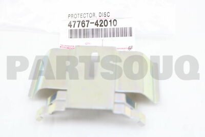 4776742010 Genuine Toyota PROTECTOR, REAR DISC BRAKE PAD 47767-42010 | eBay