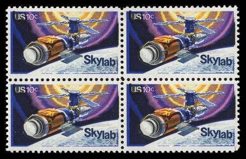 US Scott # 1529, Skylab, Block of (4) 1974 10¢ Stamps, MNH | eBay