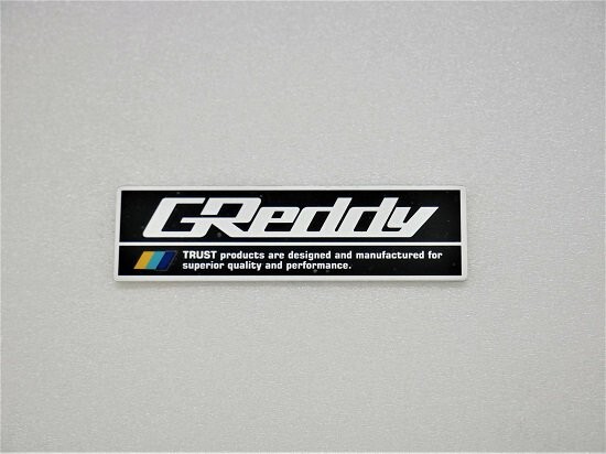 GReddy Aluminum Emblem Black / 3 Color Logo TRUST Original | eBay