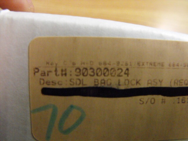 Harley Davidson 14-23 Touring One Saddlebag Lock w/ 5235 Keys 90300024 ...