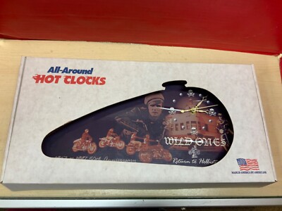 All Around Hot Clocks Wild ones wooden clock | eBay