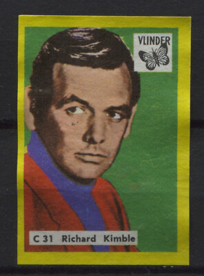 Richard Kimble Vintage 1960s Movie, Radio and TV Stars Vintage Matchbox ...
