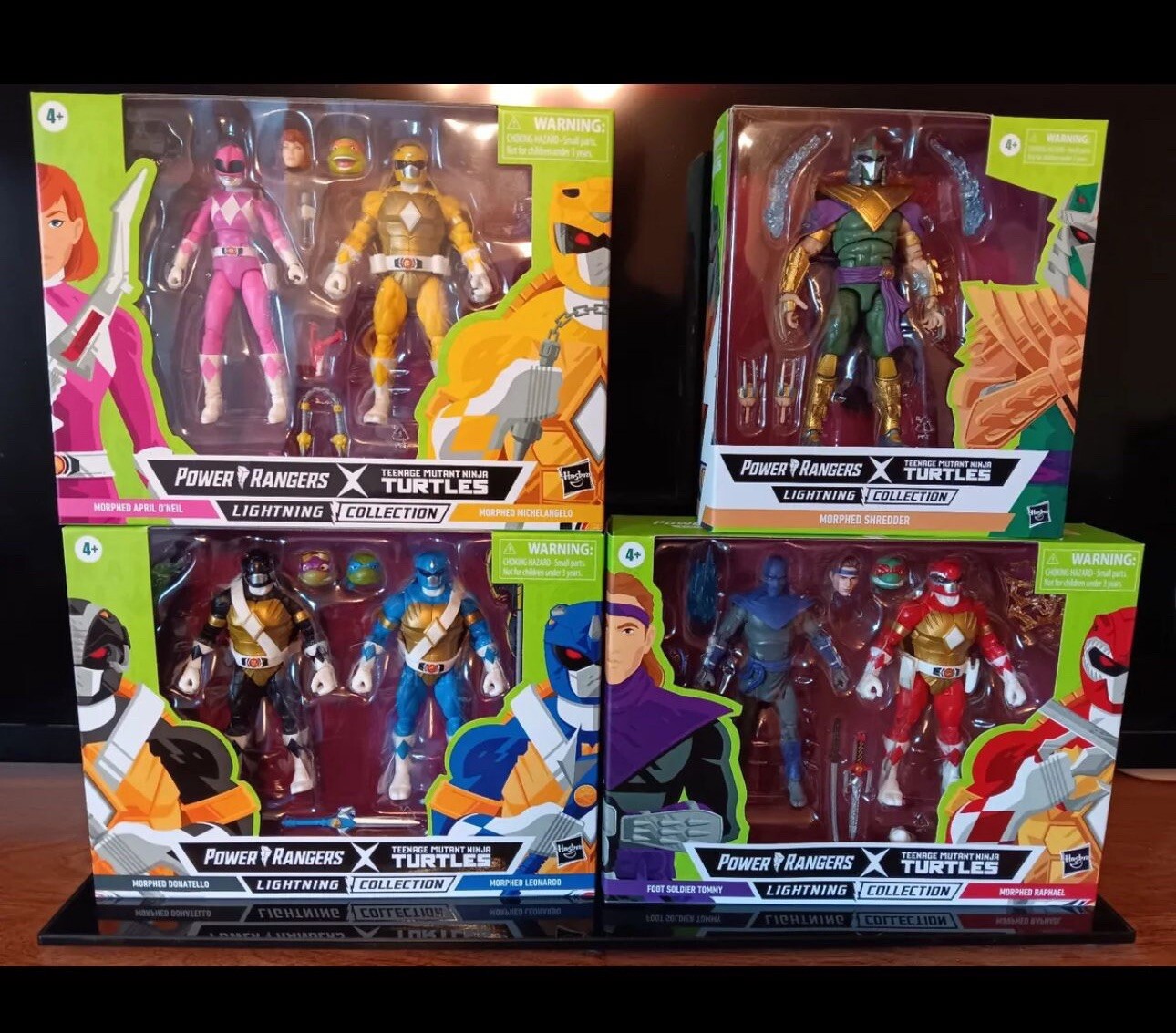 Power Rangers X Teenage Mutant Ninja Turtles Lightning Collection MMPR ...