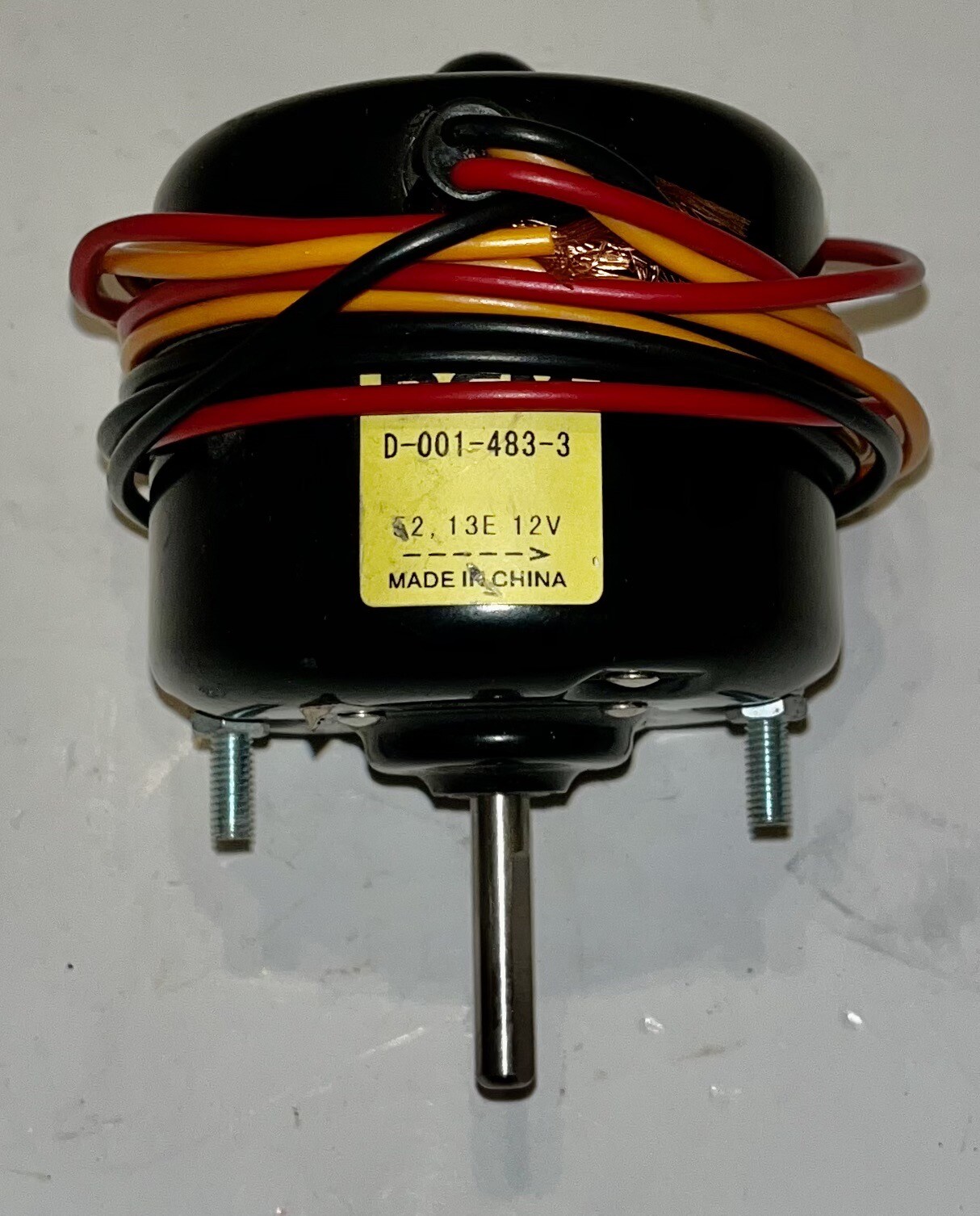 DCM D-001-483-3 Heater Blower Motor 12V 2-SPEED CW 1/4"l RV Campers Bus ...