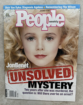 1998 December 14th PEOPLE Magazine, JonBenet Ramsey (B21) | eBay