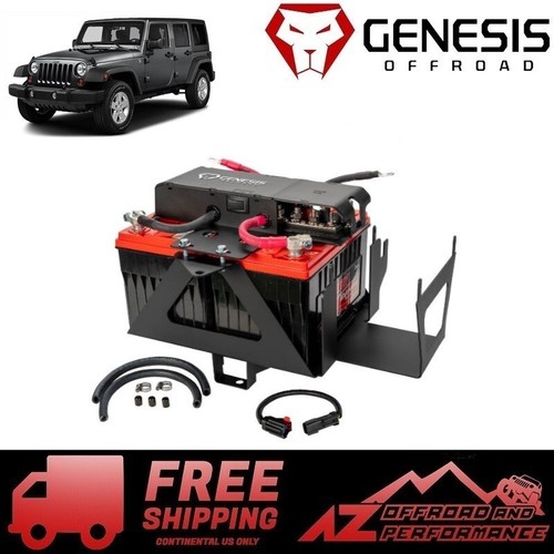 Genesis Offroad GEN 3 Group 34 Dual Battery Kit For 07-11 Jeep Wrangler ...
