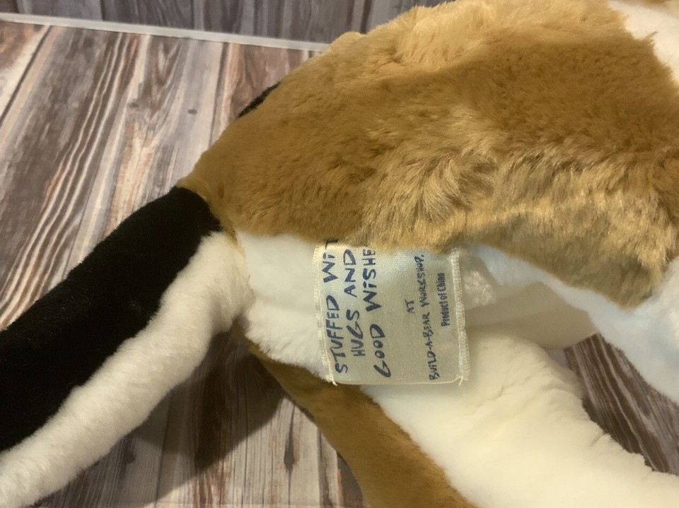 Build-A-Bear Plush Stuffed Animal Beagle Puppy Dog Brown White Spots 19 ...