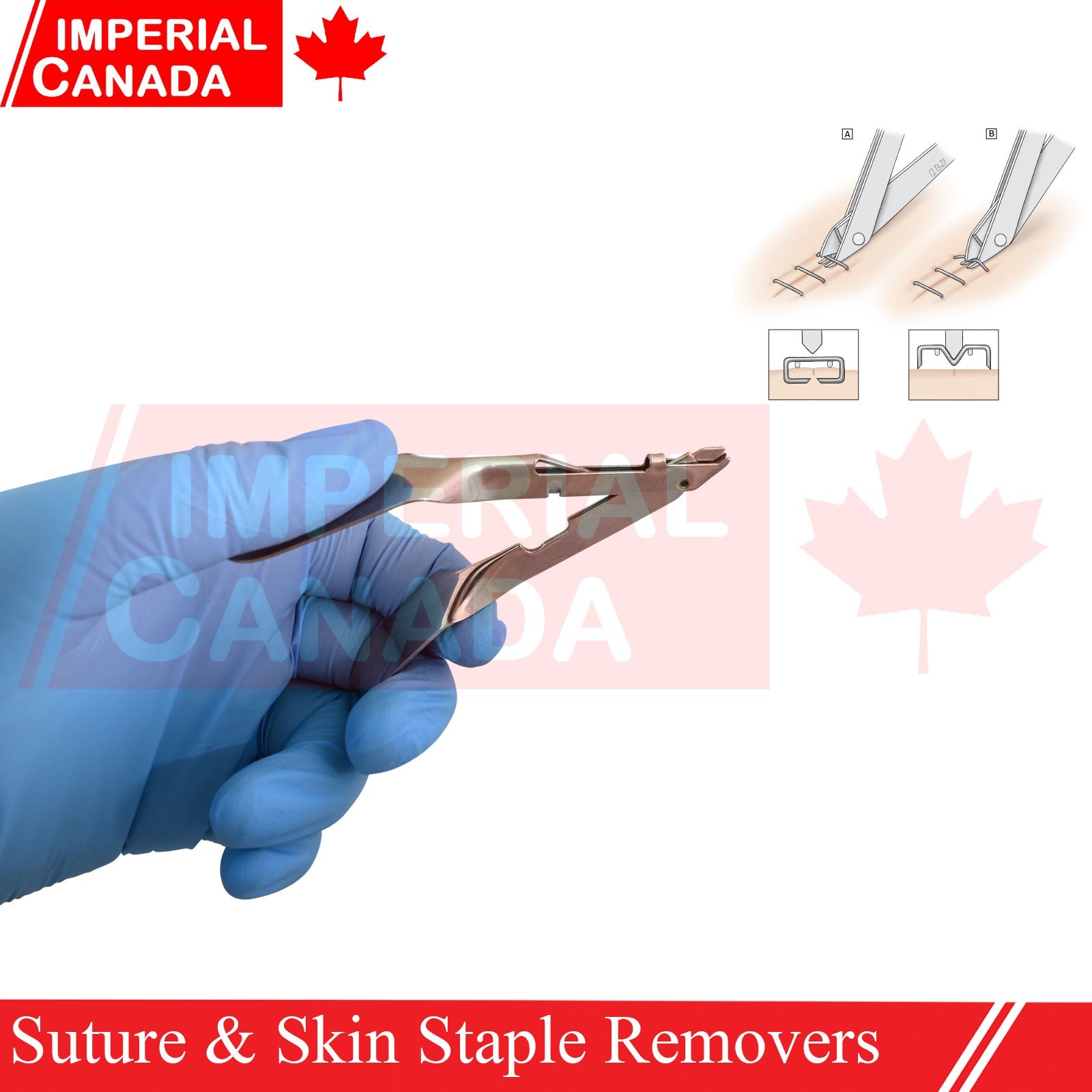 Best 3 Pcs Suture & Skin Staple Removers Disposable Medical Surgical ...