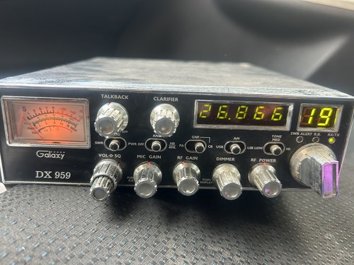 Galaxy DX 959 AM/SSB 40 Channel CB Radio - W Mic - Power Tested Only | eBay