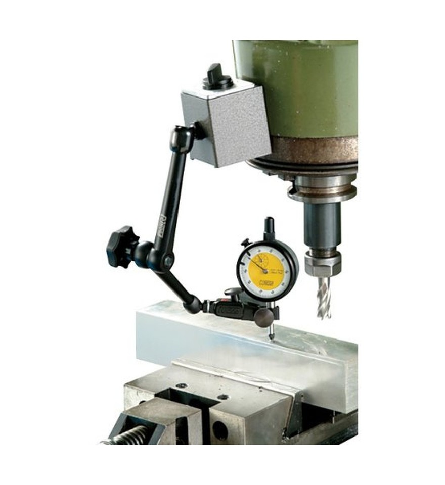 Noga DG61003 Regular Duty Dial Gage Holder Mag Base w/Metal Fine Adjust ...