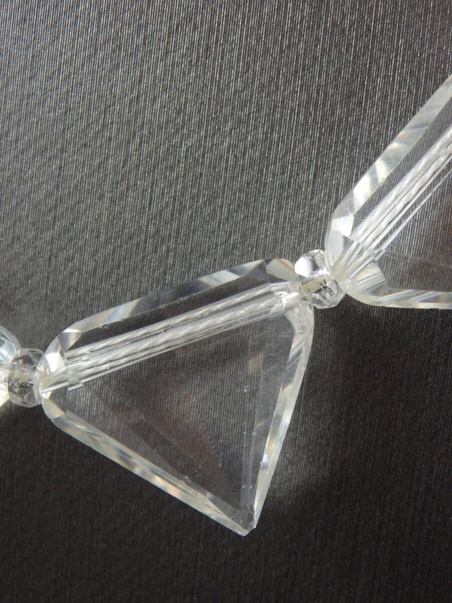 Mid Century Modern Cut Crystal Triangles and Crystal … - Gem