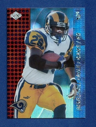 MARSHALL FAULK 2000 T3 Holored Test Proof #112 Rams Card Collector's ...