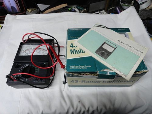 Micronta Multitester 43-Range Volts/Amps Range Doubler No. 22-214 w/Box ...