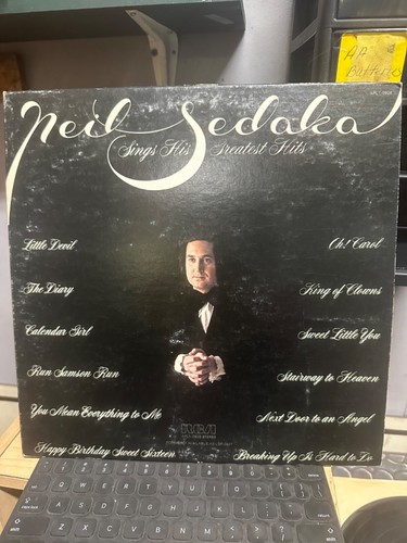 Neil Sedaka “greatest hits” VG vinyl lp.. APL10928A | eBay