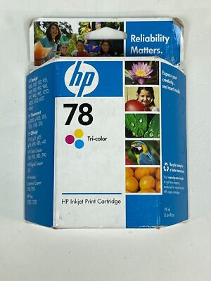Genuine HP 78 Ink Cartridge Tri-Color New Sealed Expired 07/2009 | eBay
