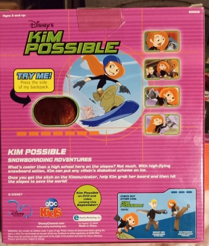 Kim Possible 6" Talking Action Figure Doll, Snowboarding Adventures ...