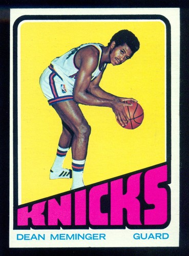 1972-73 TOPPS NBA BASKETBALL #88 Dean Meminger rookie NM-MINT N Y ...