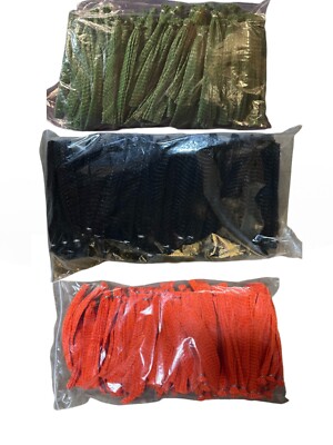 Pre-made Bait Bags (Standard Mesh), 100 Pack (Clam bags For Crabbing ...