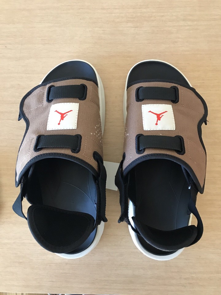 Nike Air Jordan LS CZ0791-201 Brown Orange Black Sandal Slide Men's ...