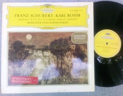 Franz Schubert Karl Bohm Symphony No. 5 & 8 DGG LP 139 162 Berlin ...