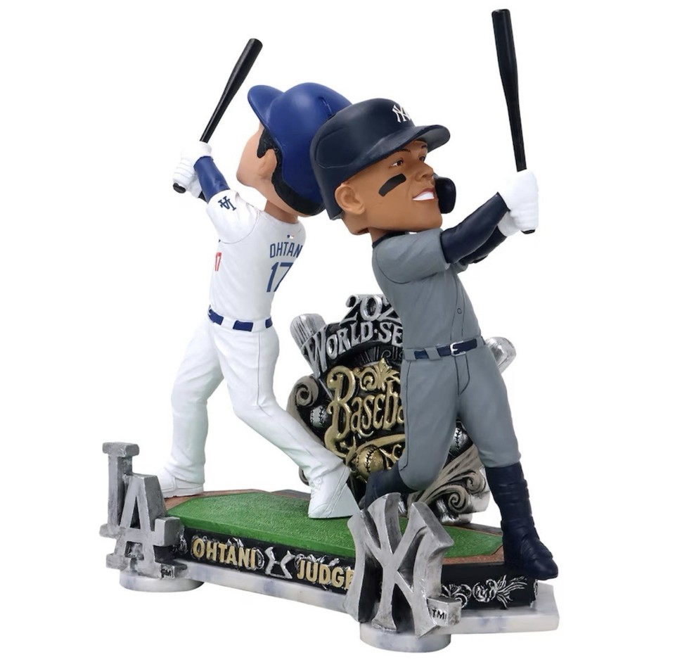 Aaron Judge & Shohei Ohtani World Series Dual Battle Bobblehead MLB ...