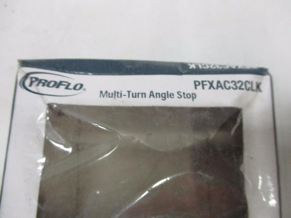 PROFLO PFXAC32CLK Multi-Turn Angle Stop Chrome Low Lead 5/8"x3/8" - NEW ...