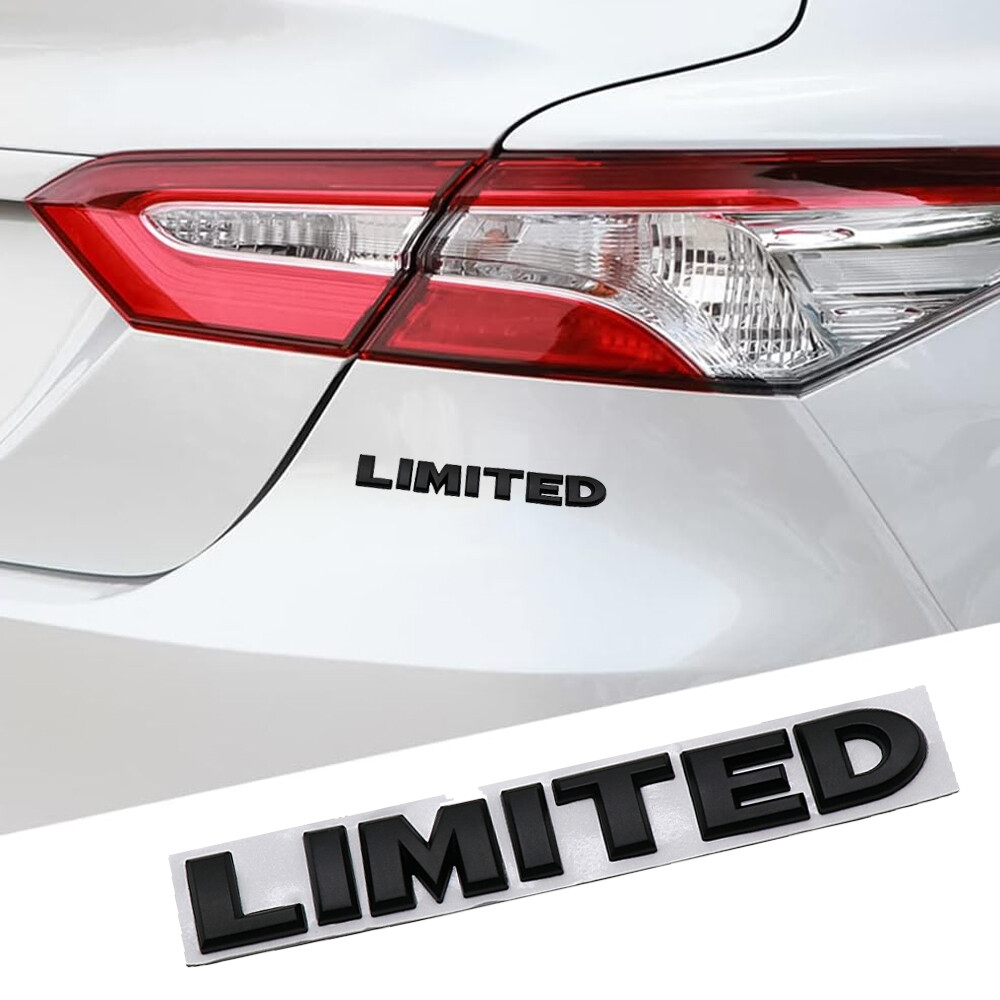 3D Metal LIMITED Logo Sticker Car Side Fender Rear Trunk Emblem Badge ...
