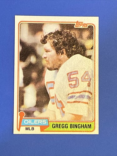 1981 Topps - #79 Gregg Bingham. Houston Oilers | eBay