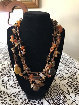 Vintage Multi Strand Esmor Necklace | eBay