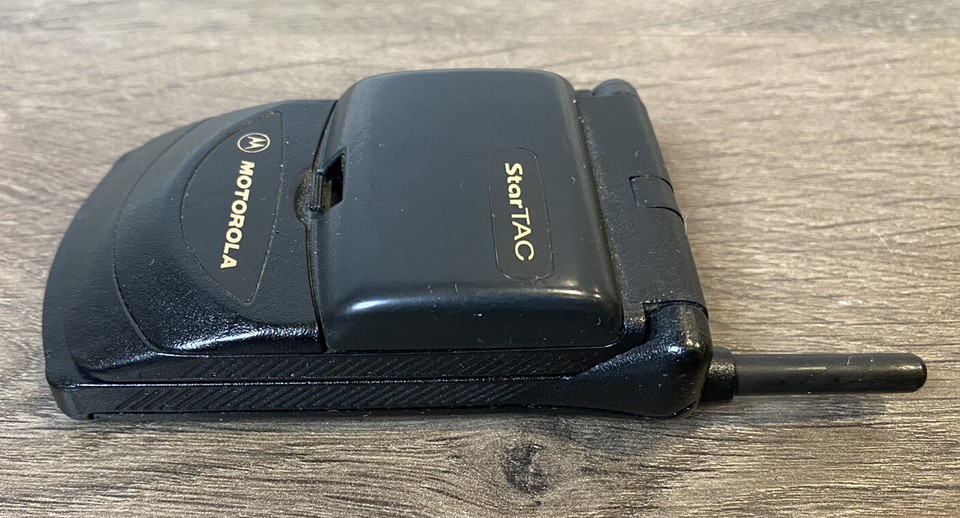 Vintage Motorla StarTAC Black Flip Cellular Phone - ST868W | eBay