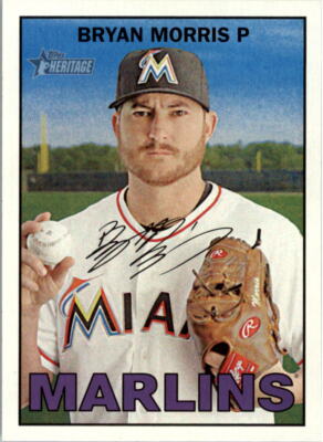 2016 Topps Heritage #85 Bryan Morris - NM | eBay