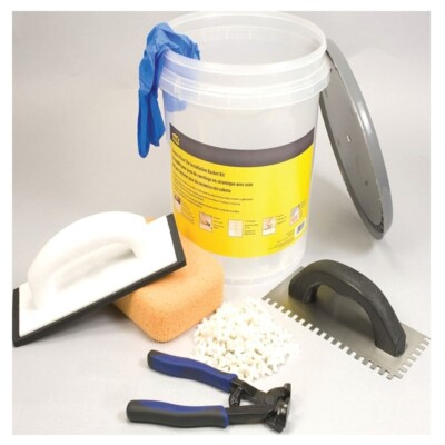 NEW M-D Building Products 49834 Ceramic Tile INSTALLATION Kit Bucket ...