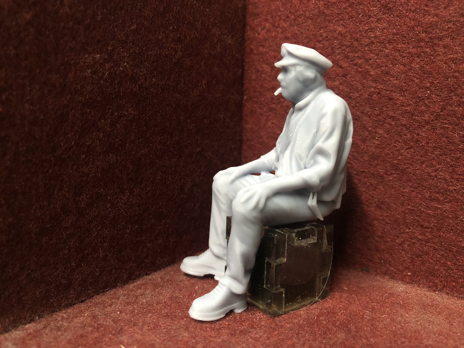 G-Scale Driver figure - 3D scan of seated figure - M032 (also GN15 ...