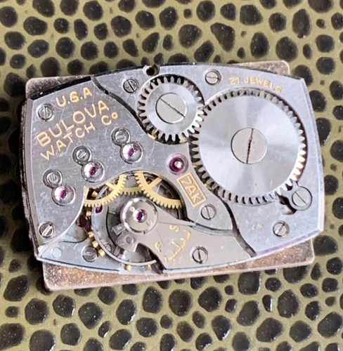 Bulova 7AK 21 Jewels Wristwatch Movement PARTS / REPAIR | eBay