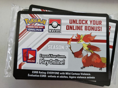 Pokemon League PTCGO Code Card - Delphox XY Season 7 (Digital Delivery ...