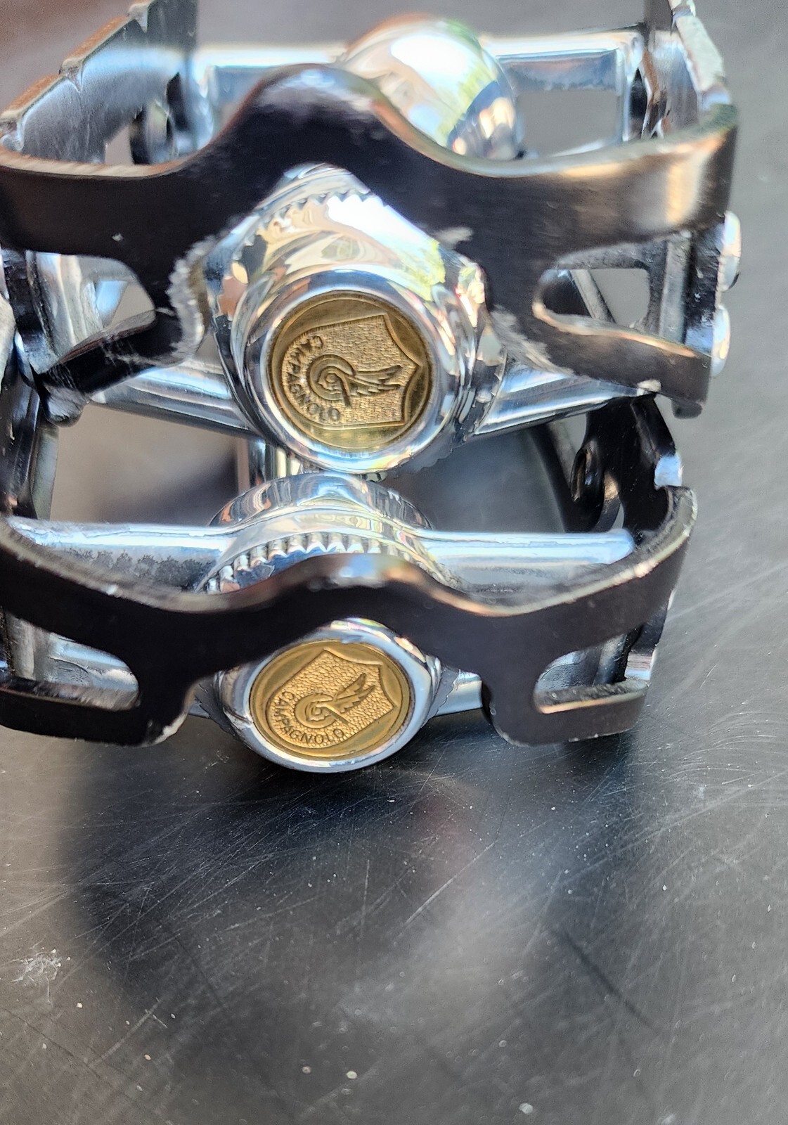 Campagnolo 50th Anniversary Super Record Pedals. Exc. Titanium Axels ...